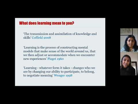 What is the meaning of Teaching and Learning?