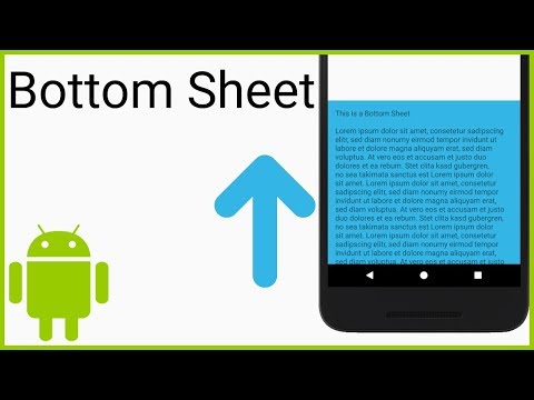 Learn Persistent Bottom Sheet Android Studio Tutorial - Mind Luster