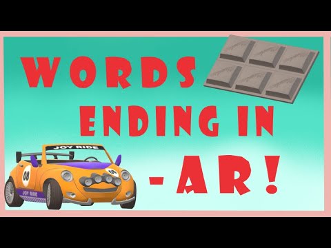 Rhyming Words Ending in -AR! | Phonics | Learning videos for kids!