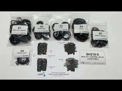 Sumitomo SH210-5 Main Control Valve Seal Kit SH200-A5