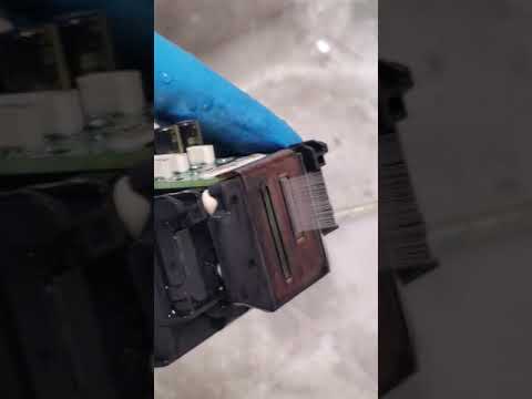 Flushing HP PrintHead