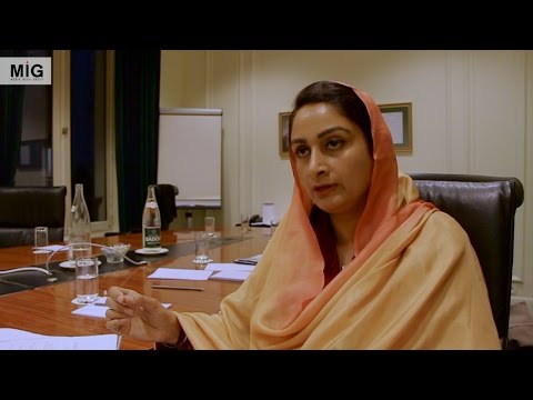 Harsimrat Kaur Badal, Union Minister of Food Processing - INDIA