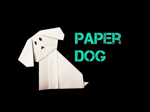 How To Make a Paper Dog Easy Tutorial - | Paper Craft For Kids |