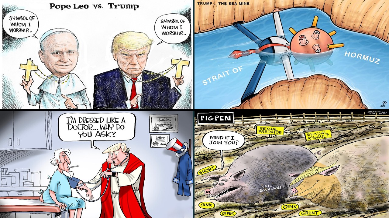 These Trump Satire Cartoons Today Are Blowing Up Fast – Funniest Viral U.S. Political Moments