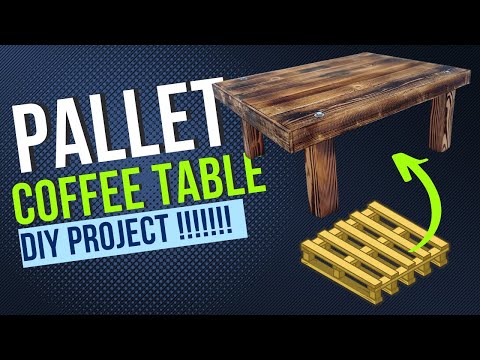 Easy DIY Pallet Coffee Table!!