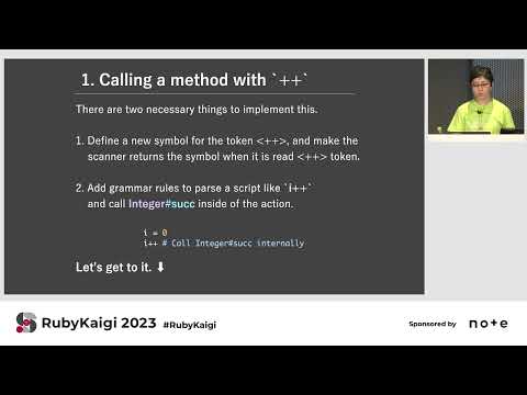[JA] Implementing "++" operator, stepping into parse.y / Misaki Shioi @coe401_
