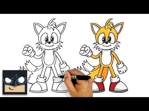 How To Draw Miles Tails Prower | Sonic The Hedgehog