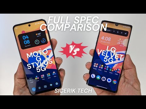 Motorola G Stylus 5G (2023) vs LG Velvet 5G Full Comparison