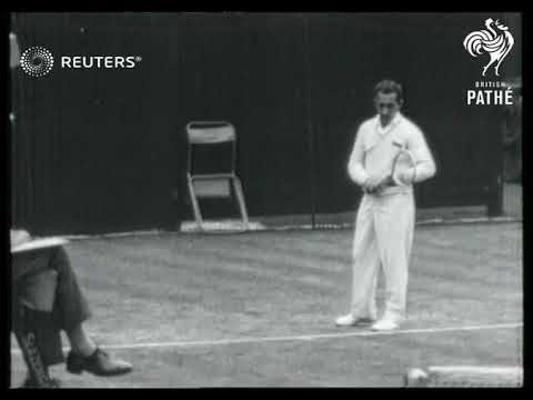 SPORTS: Opening matches of Wimbledon champiionship - Senorita de Alvarez defeats Mrs Jo...(1928)