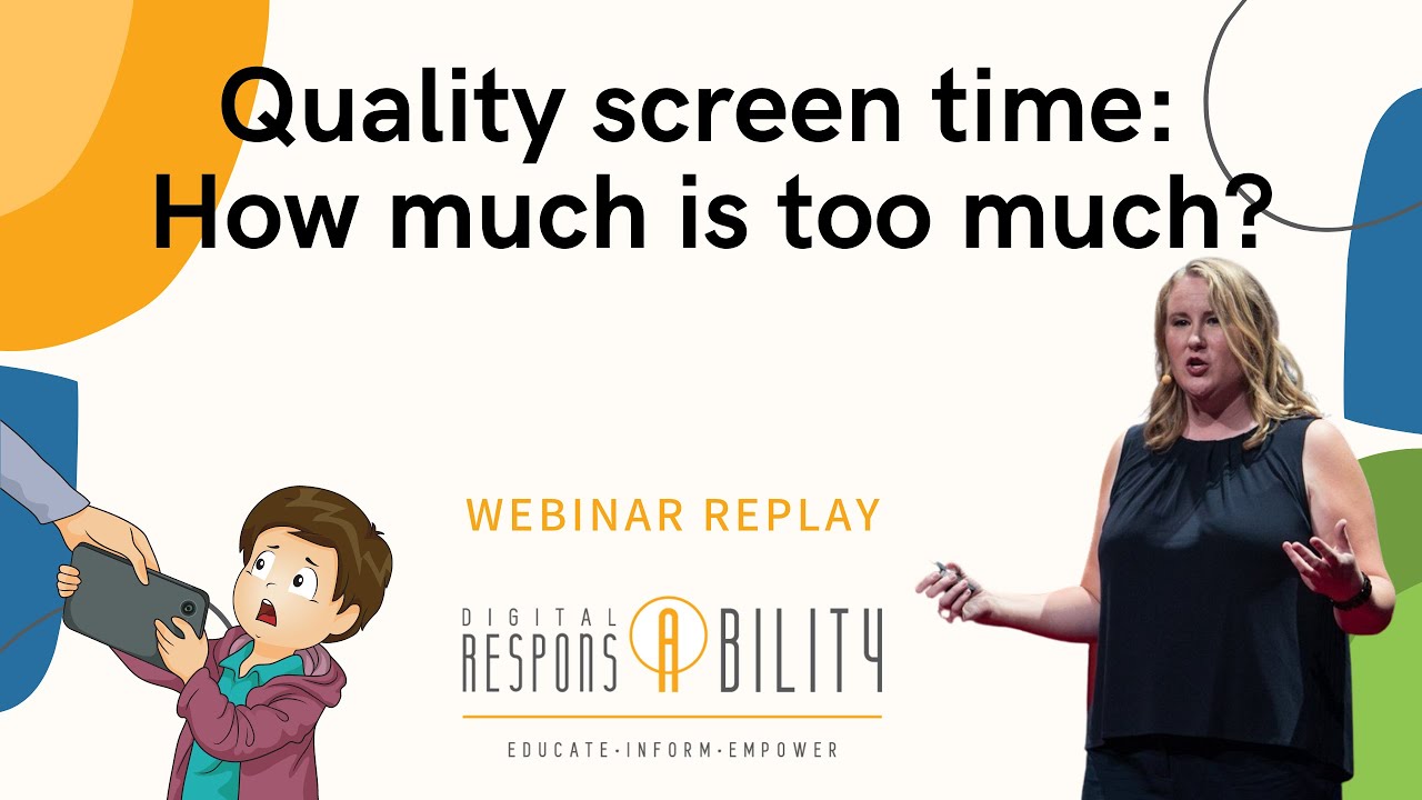 Quality screen time: How much is too much? | #edtech