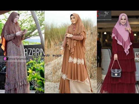 Trend Model Busana Muslim Syari Terbaru 2019-2020 Muslimah Syari Fashion Style