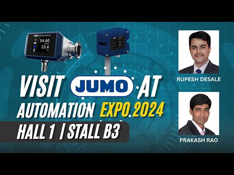 Visit JUMO India at Automation Expo 2024 | mojo4industry exclusive
