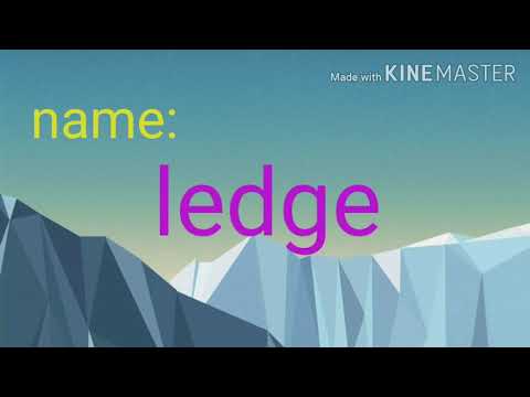 Ledge meaning / all in one word