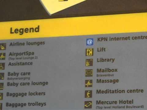 Schiphol Airport Map