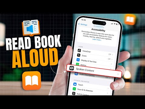 How to Make iPhone Read Books Aloud | How to Turn Your Book into an Audiobook