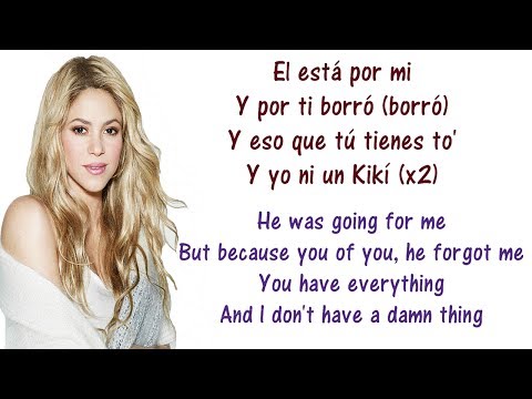 Shakira - Loca Spanish Version ft El Cata Lyrics English and Spanish - Translation & Meaning