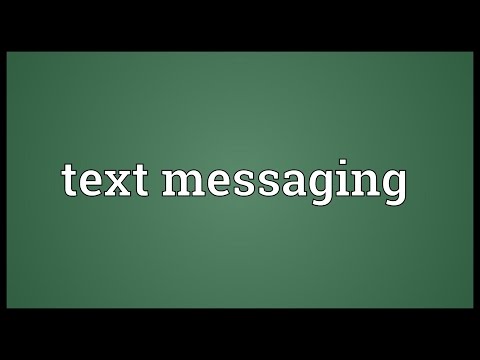 Text messaging Meaning