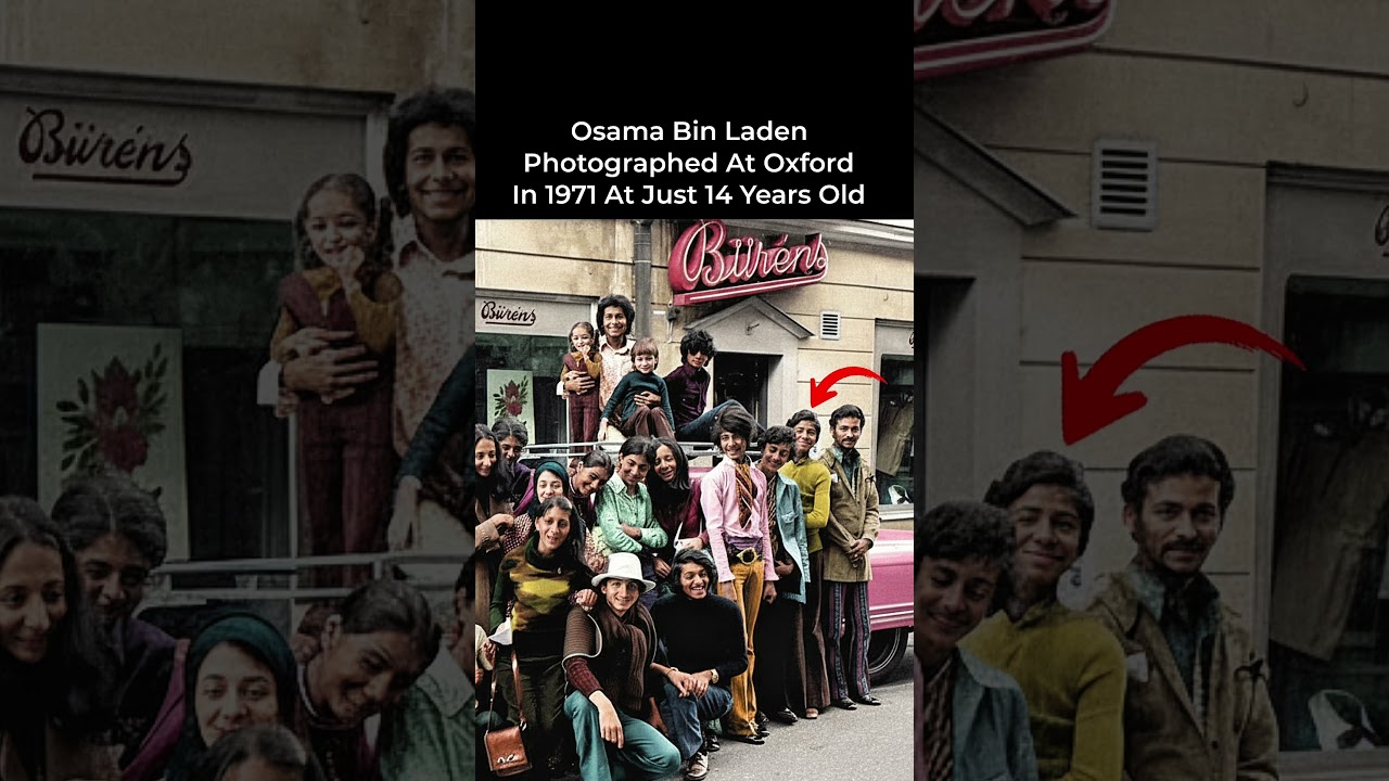 14-Year-Old Osama bin Laden at Oxford Rare 1971 Footage