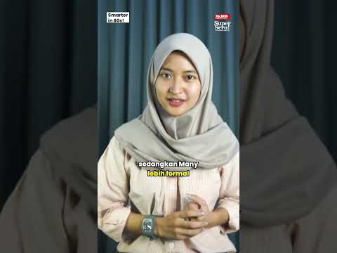 PEBEDAAN A LOT DAN MANY | #shorts #kampunginggris #mrbobsuperseru #tips #bahasainggris
