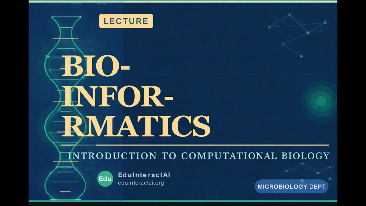 Bioinformatics for Beginners: DNA Sequences, Databases & Computational Biology Explained Cohort 2