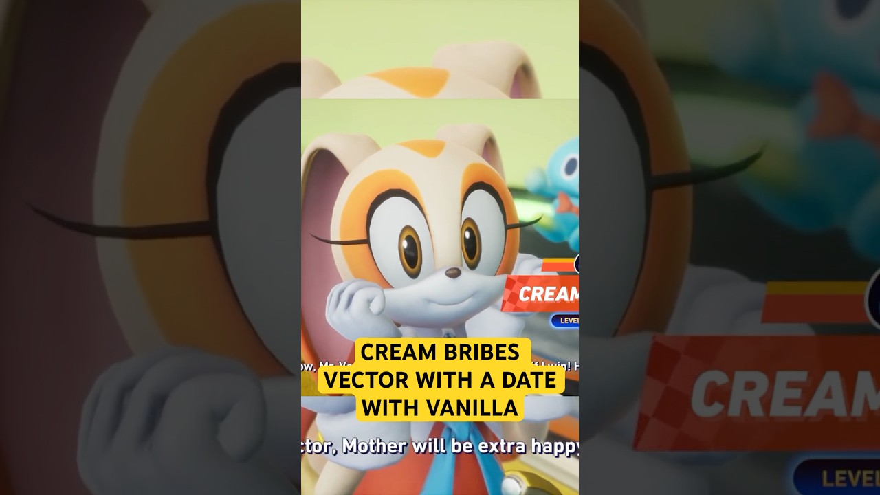 CREAM OFFERS VANILLA TO VECTOR #VanillatheRabbit #Sonic #Games