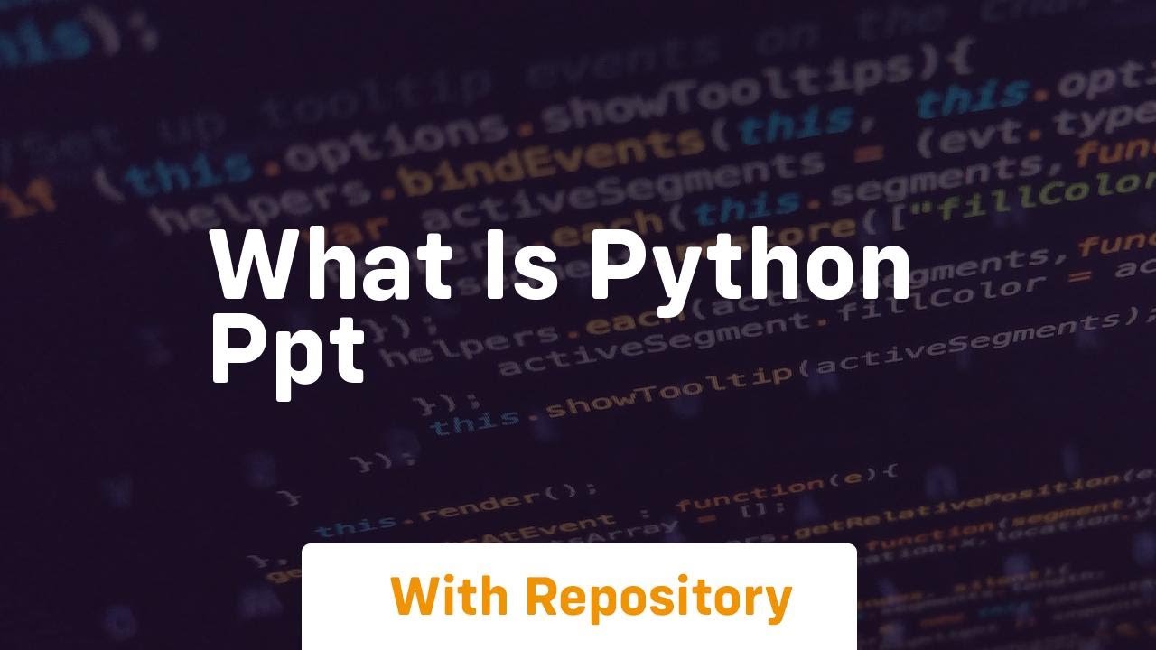 what is python ppt