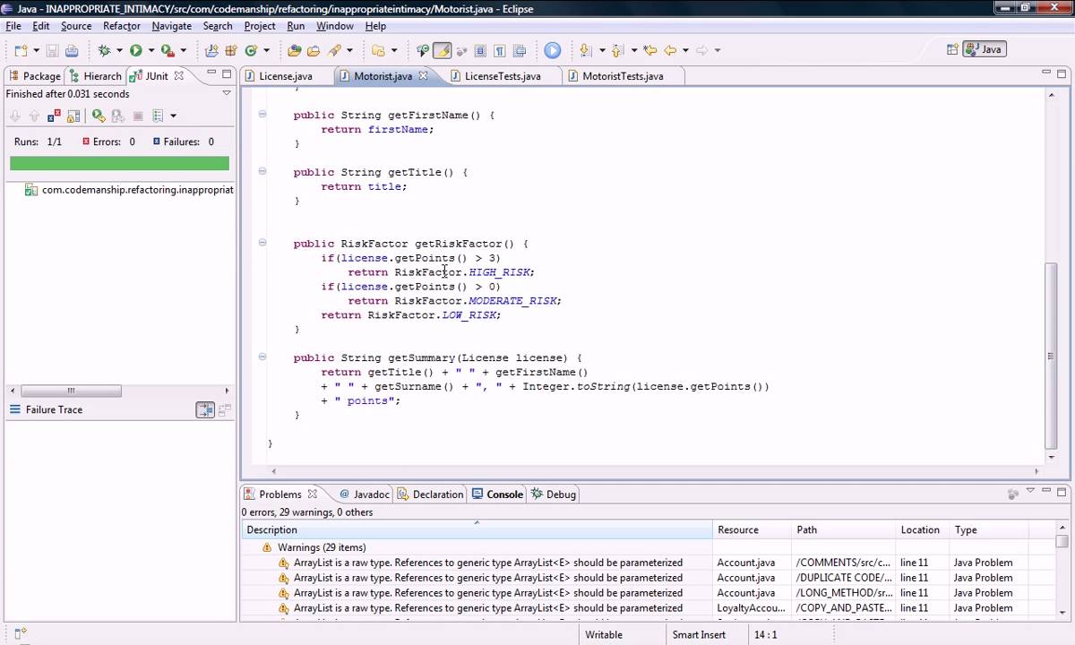 Codemanship's Code Smell Of The Week - Inappropriate Intimacy
