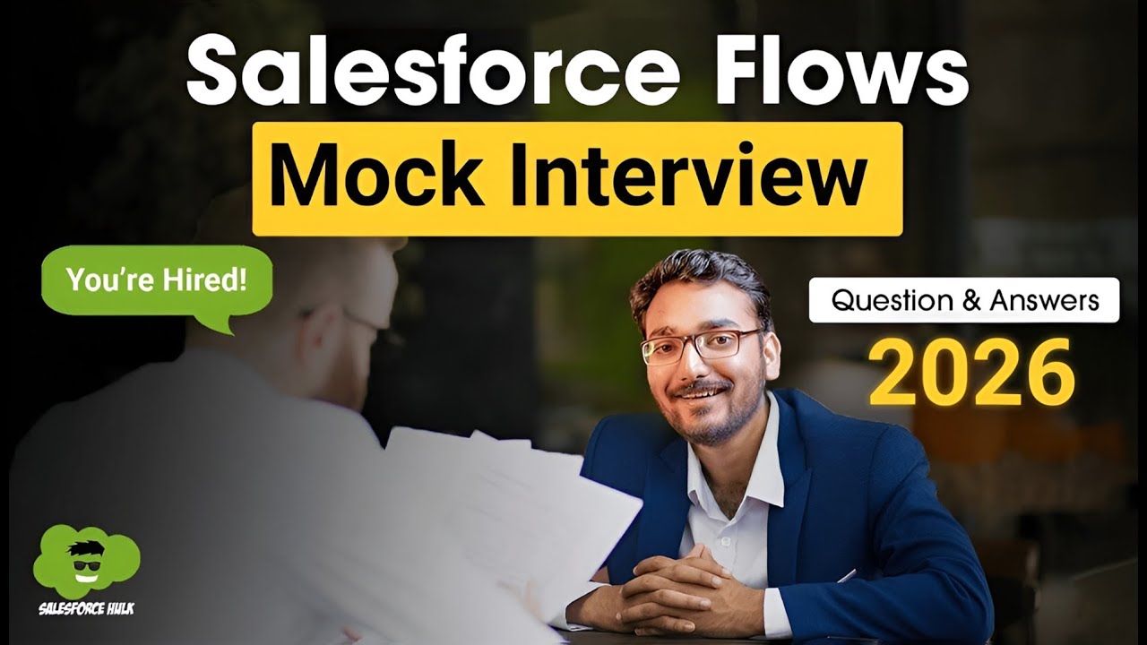 Salesforce Flows Mock Interview 2026 | Salesforce Flows Interview Questions & Answers
