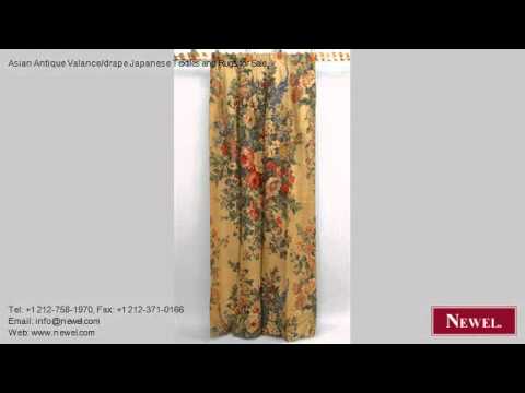 Asian Antique Valance/drape Japanese Textiles and Rugs