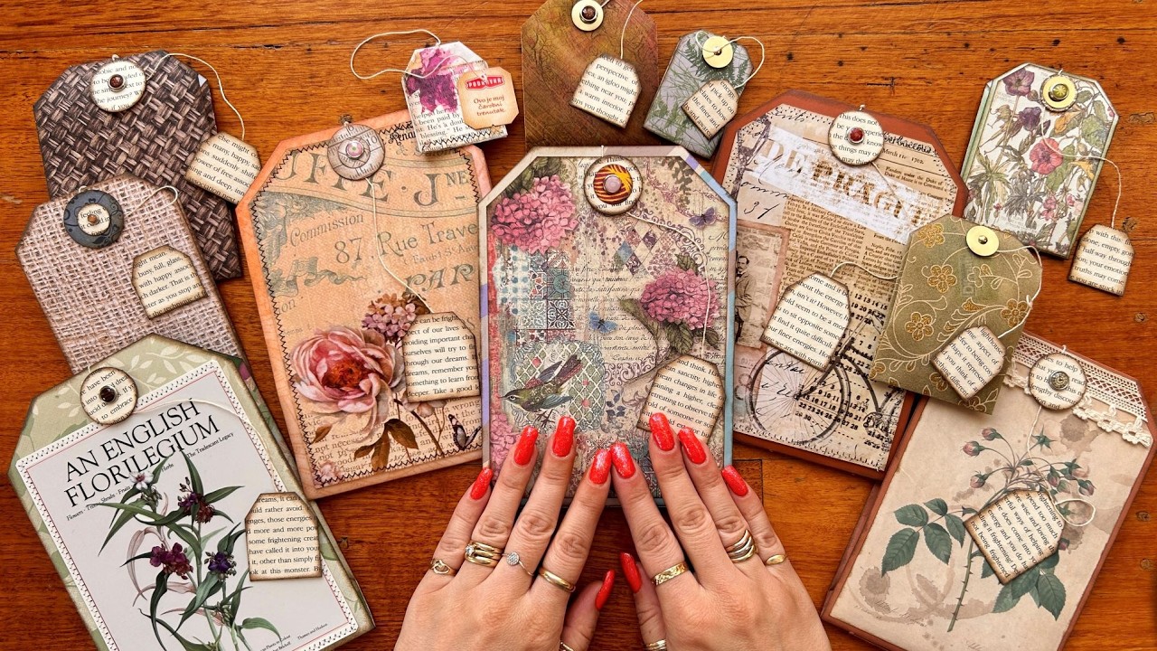 DIY Tea Bag Book | 12x12 Paper Tutorial