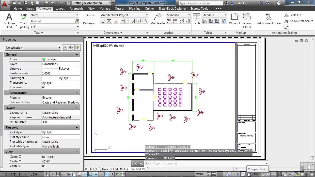 Beginners Autodesk AutoCAD 2014 Tutorial | Annotation