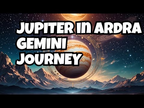 Jupiter in Gemini Ardra and Punarvasu - Skills to overcome storms