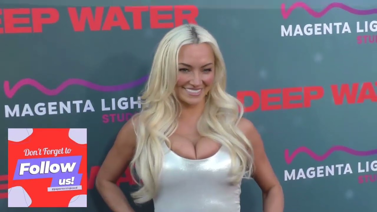 Lindsey Pelas at the Deep Water Premiere at Paramount Theatre in Hollywood