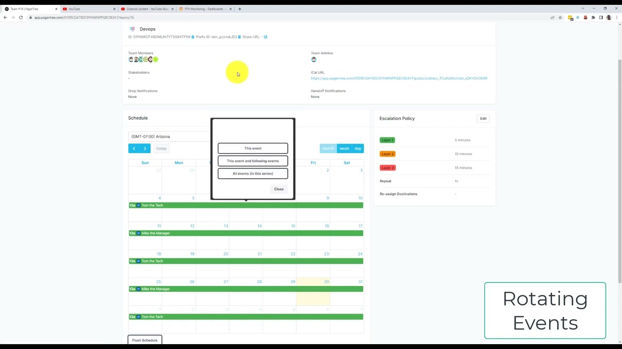PagerTree OnCall Schedules