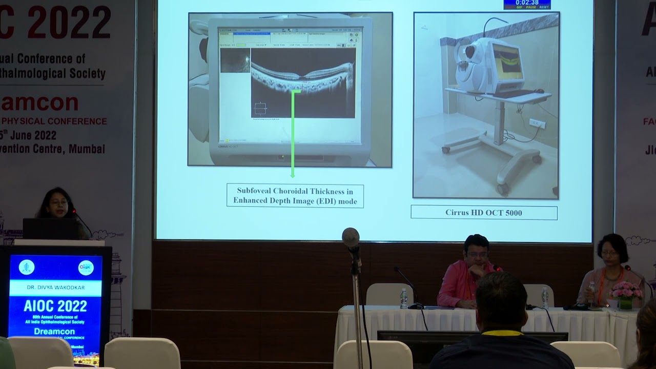 AIOC2022 FP1564 PPP   Pediatric topic Choroidal thickness measurement using Enhanced Depth Imaging