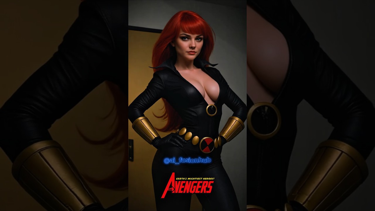 Avengers: Earth’s Mightiest Heroes, Part 1: Heroines & Villains Reimagined! 🛡️🔥🖤#avengers #reallife