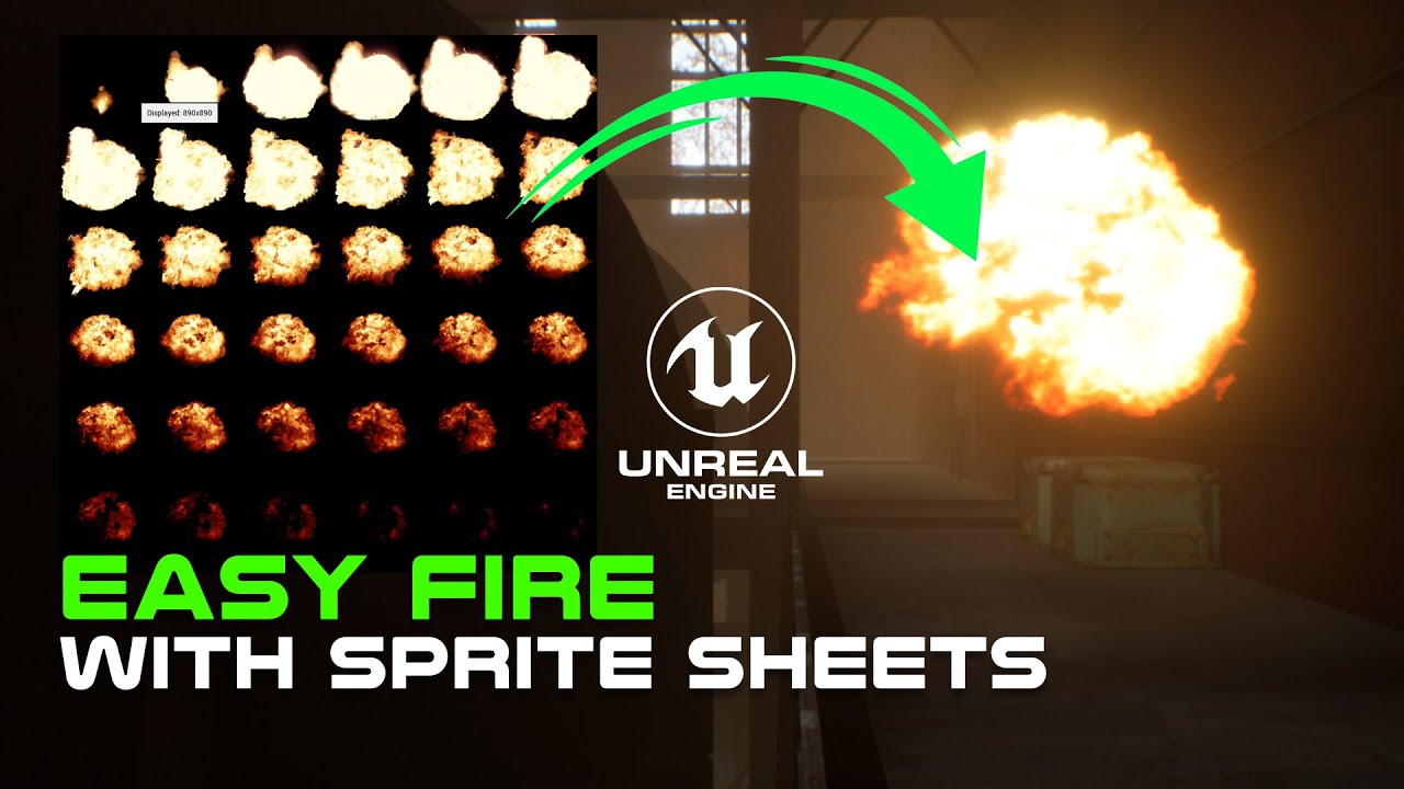 Make EASY Fire Effects Using Sprite Sheets In Unreal Engine 5