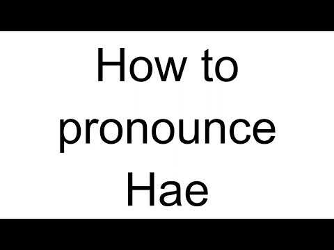 How to Pronounce Hae (Korean)