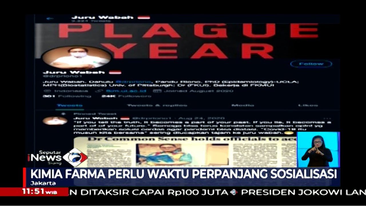 Polemik Vaksinasi Berbayar, Kimia Farma Perlu Waktu Perpanjangan Sosialisasi #SIS 13/07