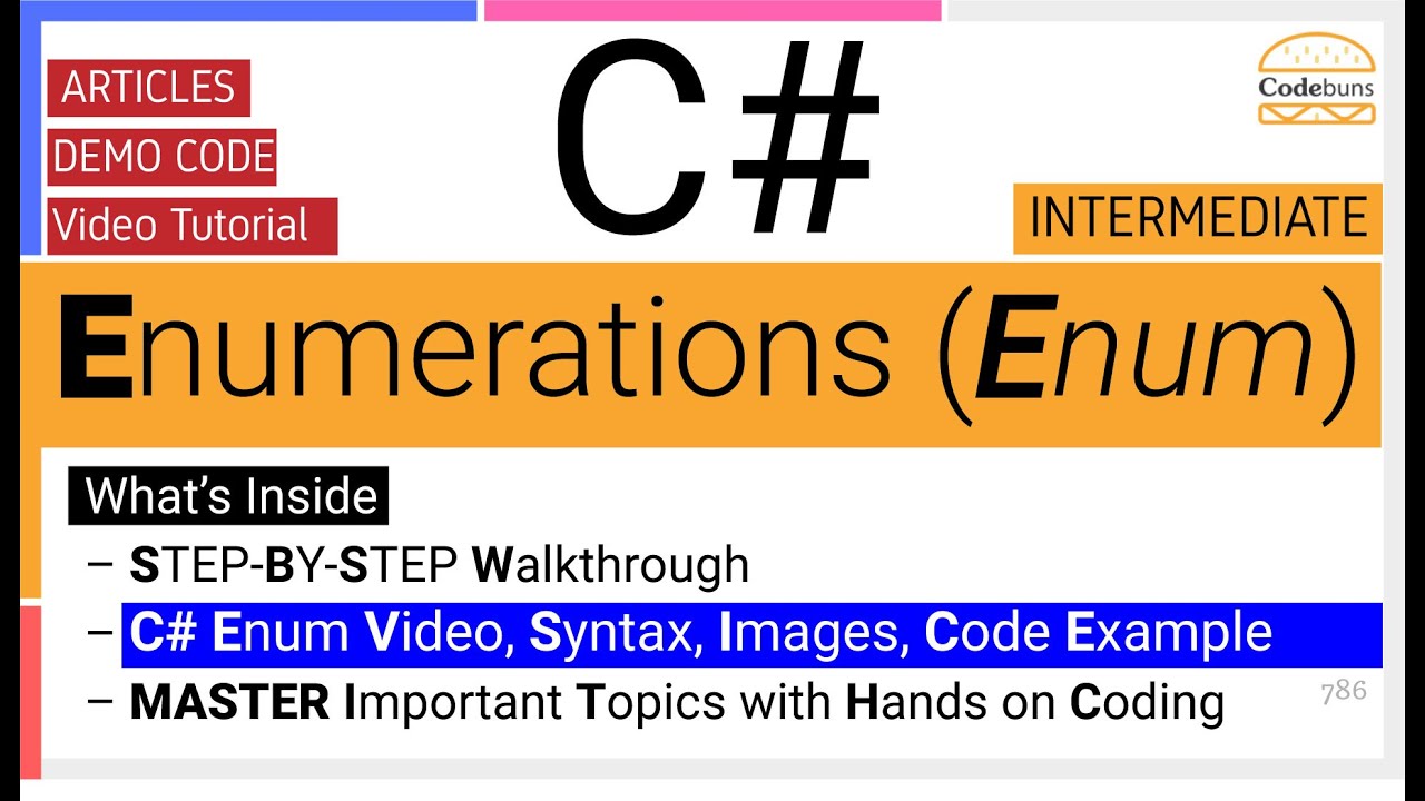C# Enumeration | C# Enum | Enumeration in C#
