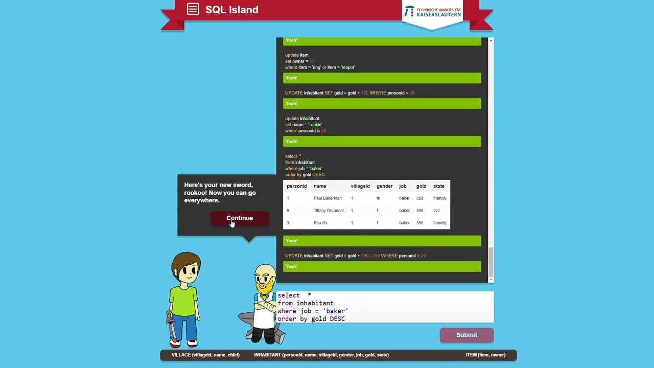 Sql Island full Walkthrough | Free Sql game | text-adventure game to learn