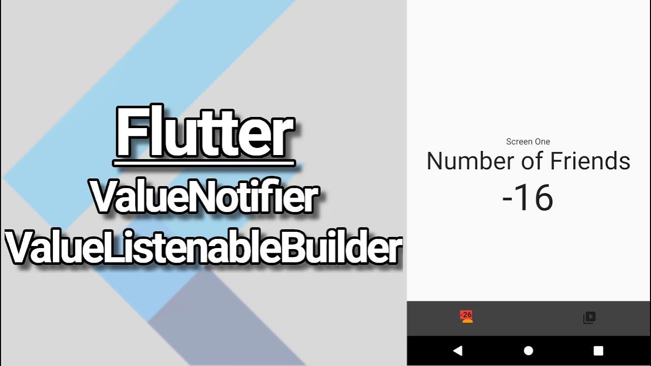 Using ValueNotifier/ValueListenableBuilder in Flutter