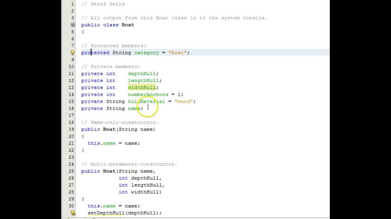 Java Inheritance Part 2: Base Class