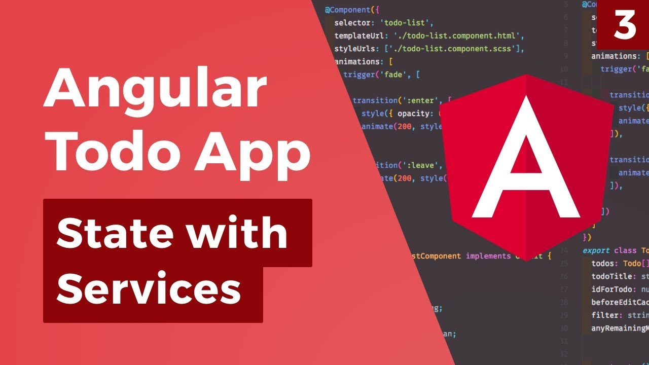Angular Todo App - Services & Global State - Part 3