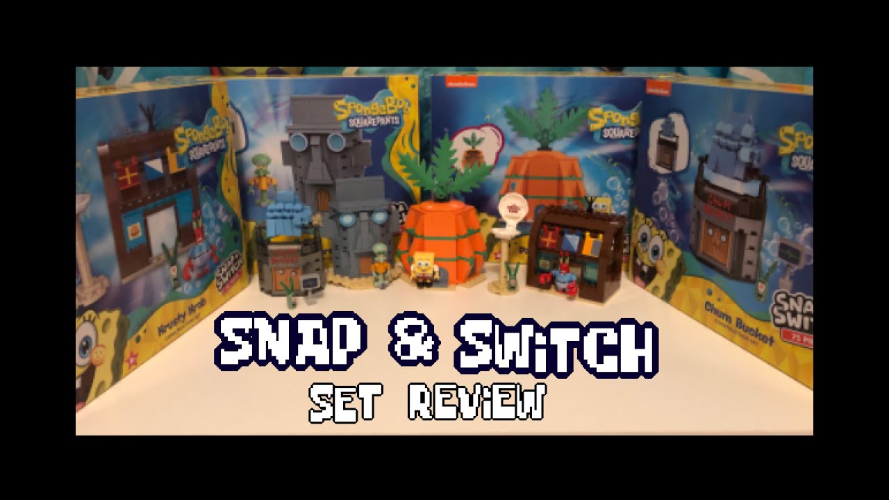 SNAP & SWITCH SpongeBob Buildable Construction set review