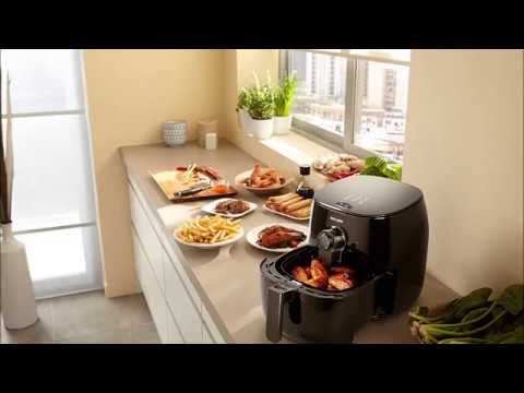 Philips HD9621 / 90 Turbostar Airfryer (1425 W, hot air deep fryer, no oil)