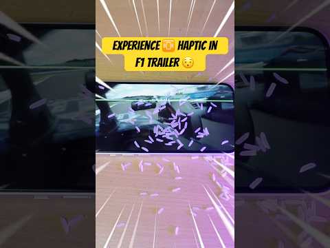 Experience F1 trailer with Haptic Feedback 😯 #apple #iphone