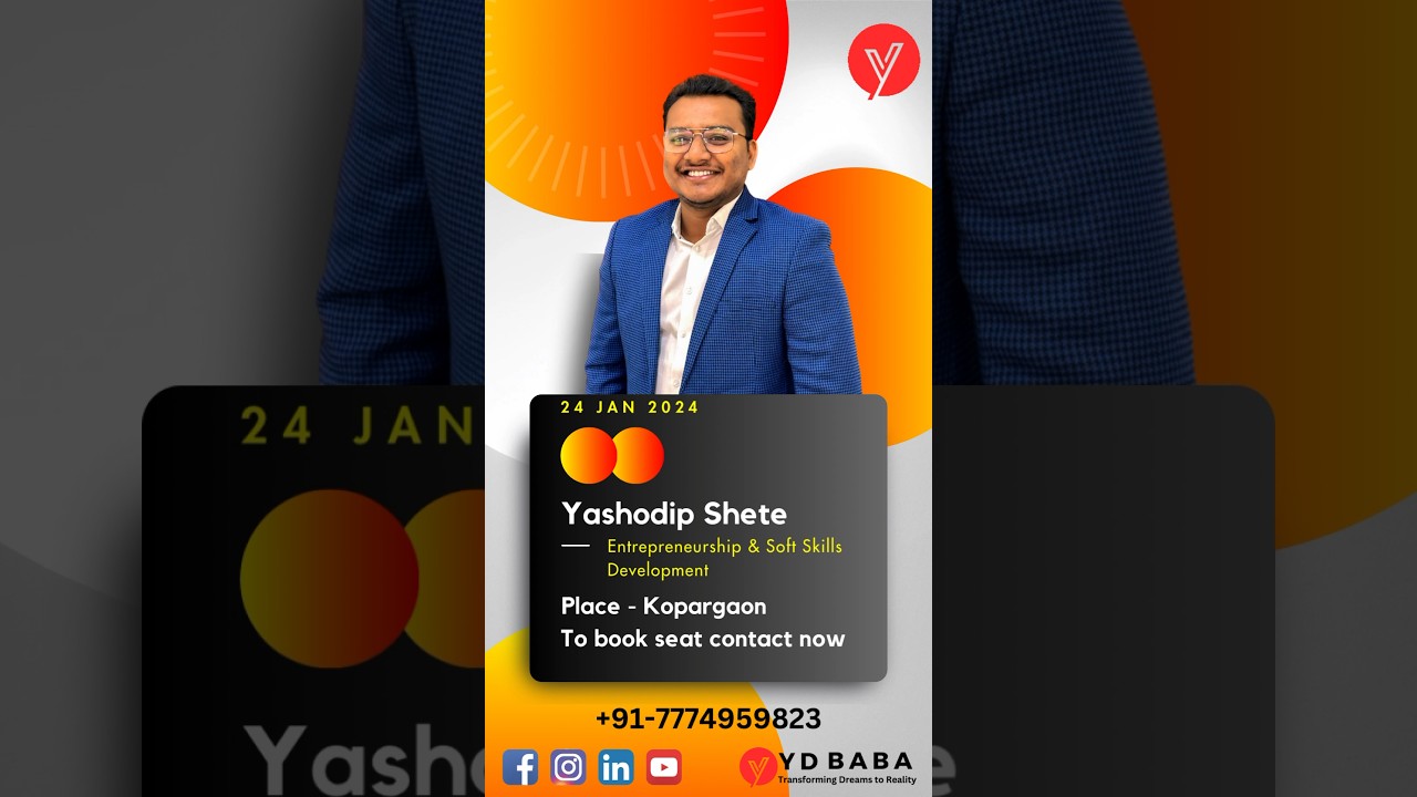 Motivational session by Yashodip Shete #ydbaba