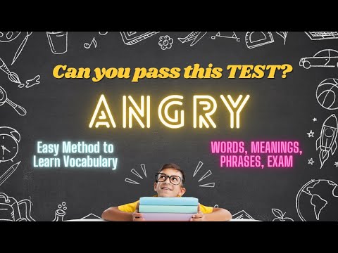 Angry Synonym words | Improve your Vocabulary, Grammar & Reading Skills.
