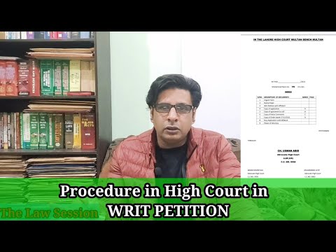 procedure in high court in a writ petition | article 199 constitution of pakistan 1973
